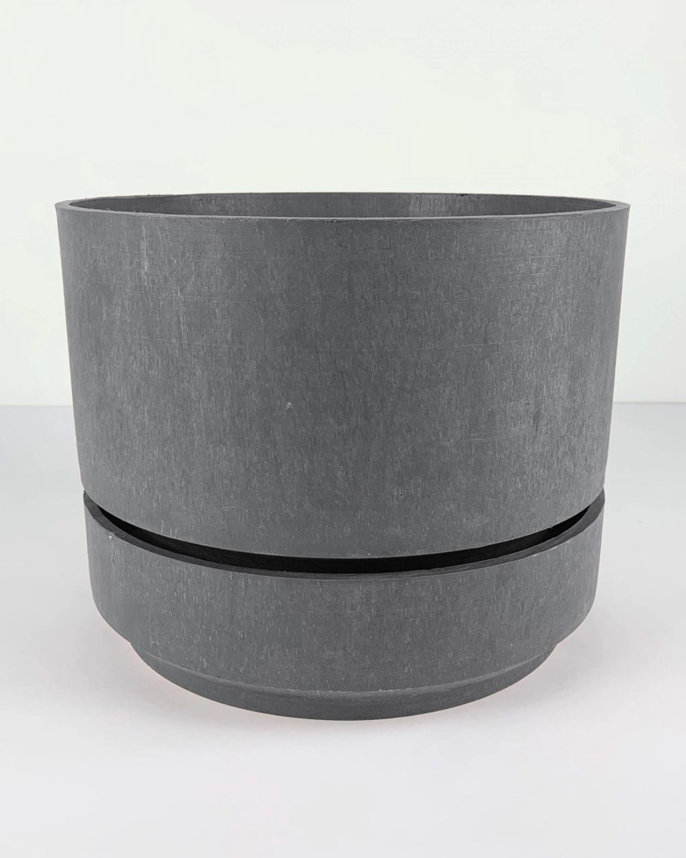 Grey Cylinder Pot - Mashtal Garden Centers